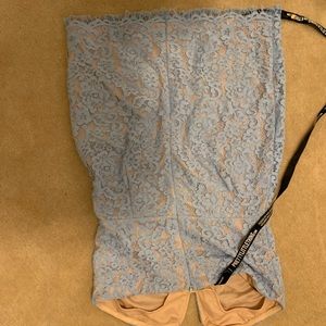 PrettyLittleThing | Dresses | Pretty Little Thing Light Blue Mini Dress ...